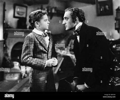 Freddie Bartholomew Basil Rathbone David Copperfield 1935 Stock