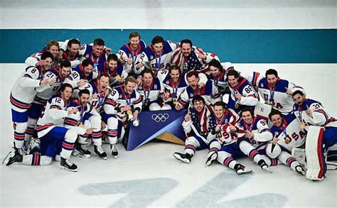 46 Years After Miracle On Ice Us Hockey Wins Gold At Winter Olympics