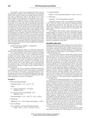 Cost Estimates For Surface Mining Pdf
