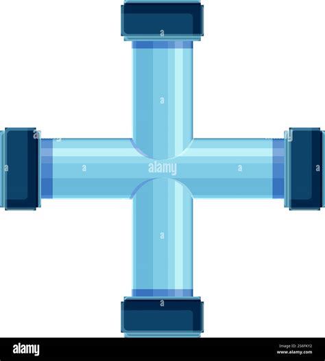 Cross Pipe Water Icon Cartoon Of Cross Pipe Water Vector Icon For Web