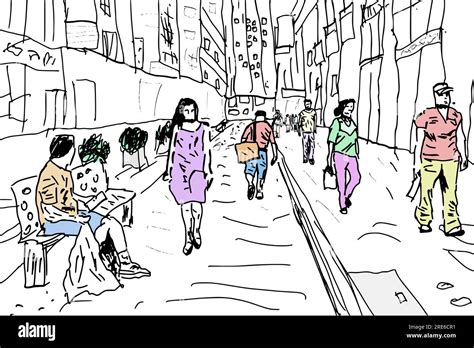 Menschen Cartoon Vektor Ausgeschnittene Stockfotos Und Bilder Alamy