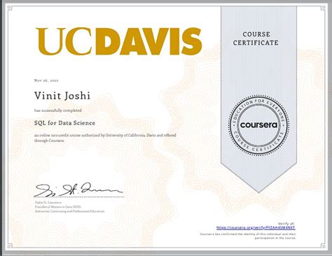 Im Happy To Share That Ive Obtained A New Certification Sql For Data