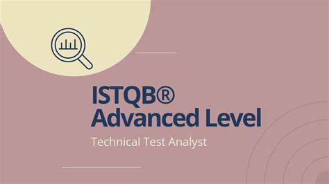 Istqb® Advanced Level Technical Test Analyst