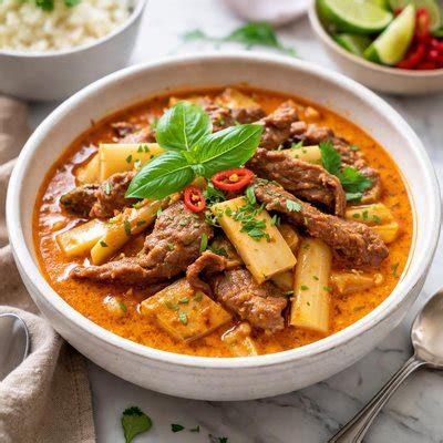 Thai Beef Curry With Bamboo Shoots Recipe