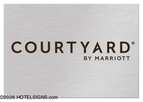 Marriott Courtyard Sign Store By Courtyard Logo Sign