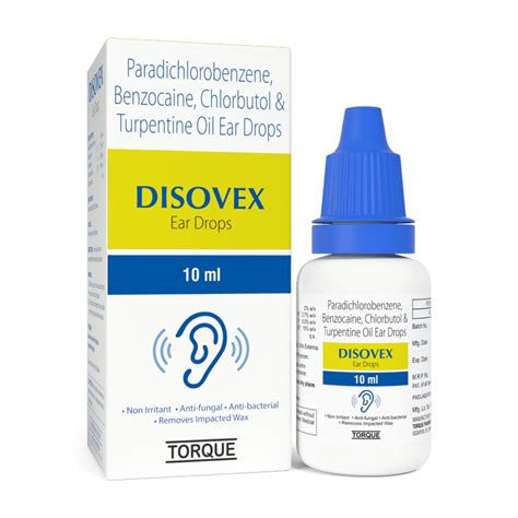 Disovex Ear Drops Eyeear Drops Torque Pharma