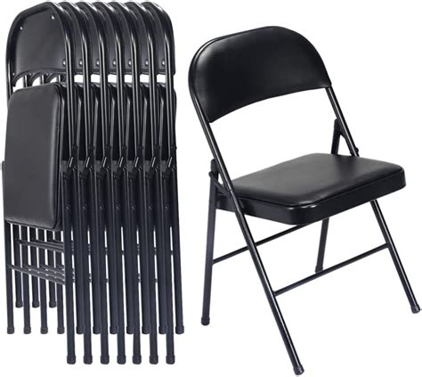 Simpli Magic Folding Chairs With Padded Cushion And Back