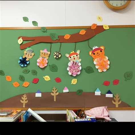 みんなの秋（9月・10月・11月）の壁面〜子どもたちの作品を生かした壁面アイデアを覗いてみよう！〜 保育と遊びのプラットフォーム ほいくる