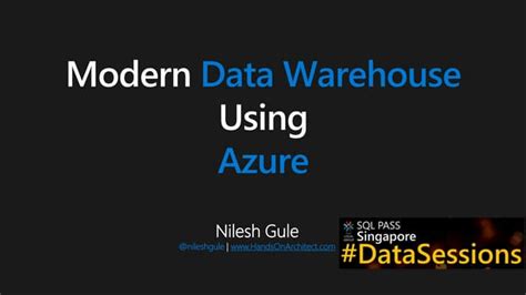Part 3 Modern Data Warehouse With Azure Synapse Pdf