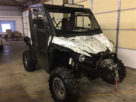 Yamaha Wolverine With Truetimber Bluegrass Hydro Dipping