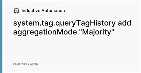Systemtagquerytaghistory Add Aggregationmode Majority Voters