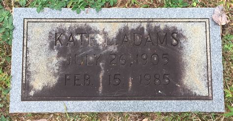 Kate Laxton Adams 1905 1985 Homenaje De Find A Grave