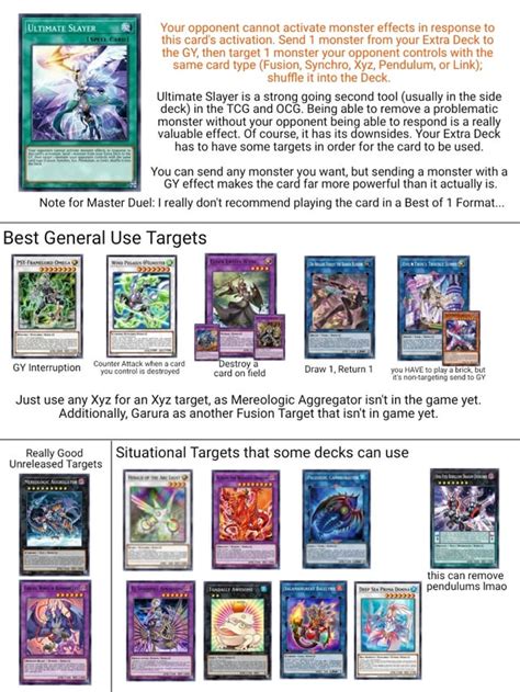 Ultimate Slayer Targets R Masterduel