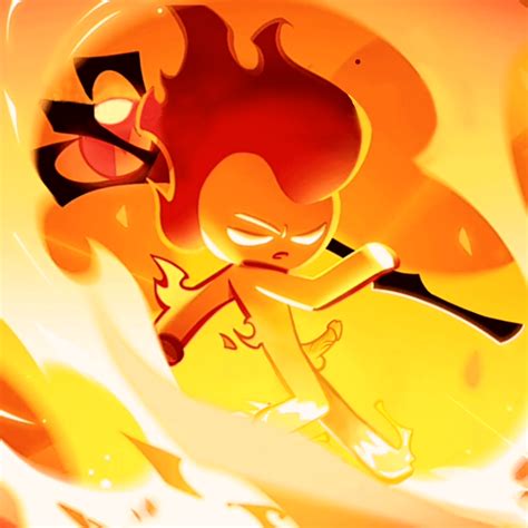 Rule 34 Cookie Run Fire Fire Spirit Cookie Holding Staff Male Male