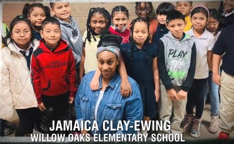 Jamaica Clay Ewing Of Willow Oaks Elementary School Is This Weeks