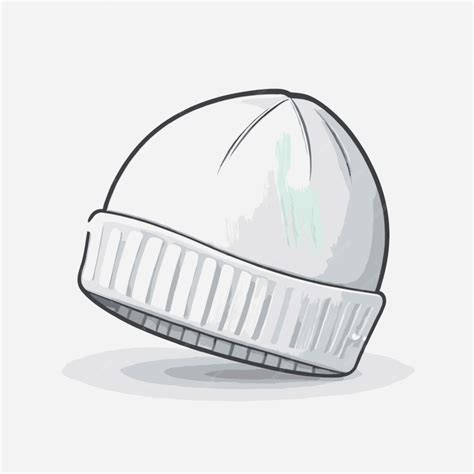 Premium Vector Beanie Vector On A White Background