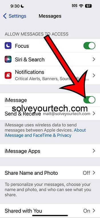 How To Turn On Imessage On Iphone 15 A Step By Step Guide Solve Your