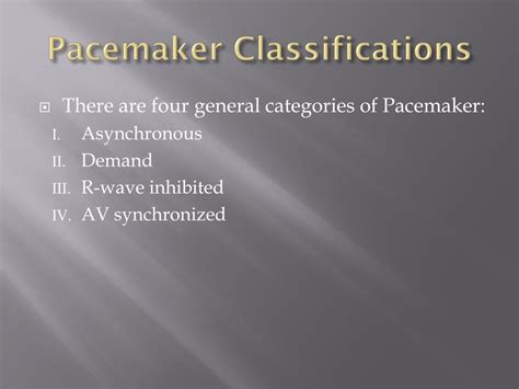 Ppt Pacemaker And Its Classification Powerpoint Presentation Free