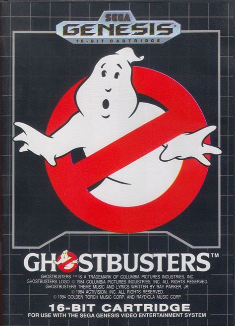 Ghostbusters Cover Or Packaging Material Mobygames
