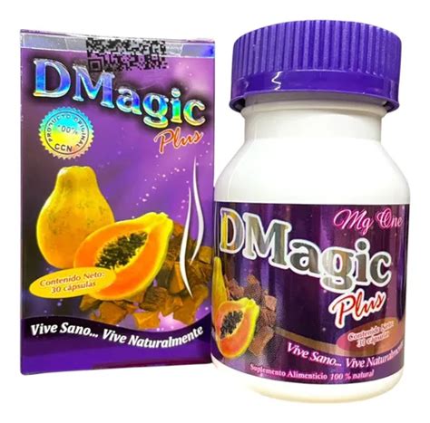 D Magic Plus Papaya 30 Cápsulas Ener Green Sabor Sin Sabor Mercadolibre