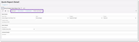 Query Designer Quick Reports Technical Documentation For Ifs Cloud