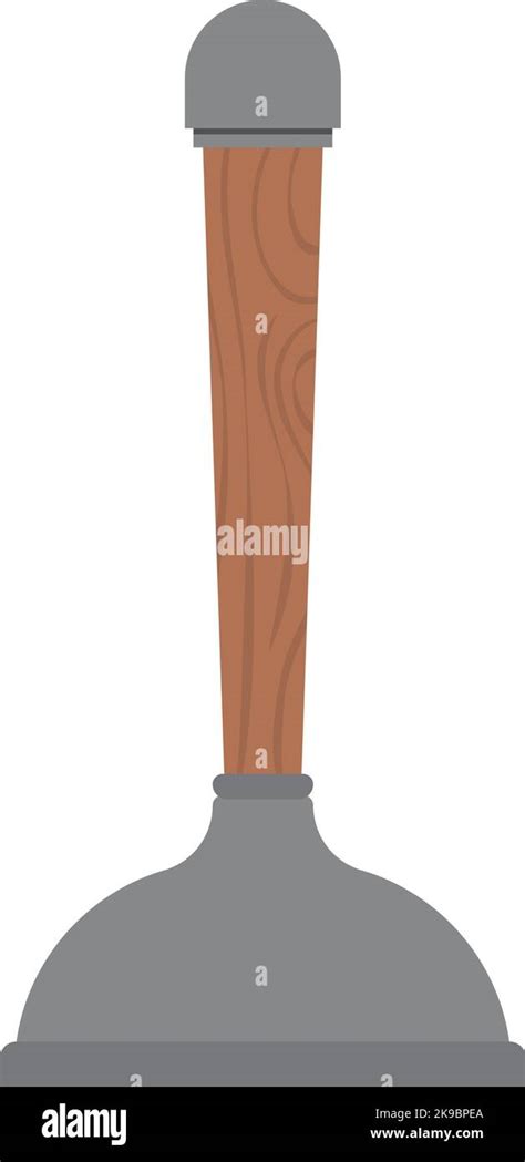 Plunger Icon Plumber Pipe Drain Tool Symbol Stock Vector Image And Art