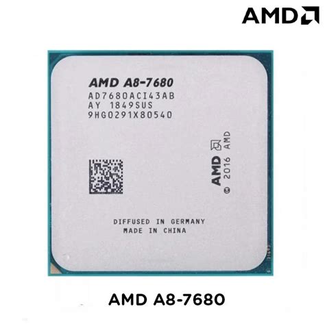 Amd A8 7680 3 5ghz Socket Fm2 Processor Box Type Processor Only