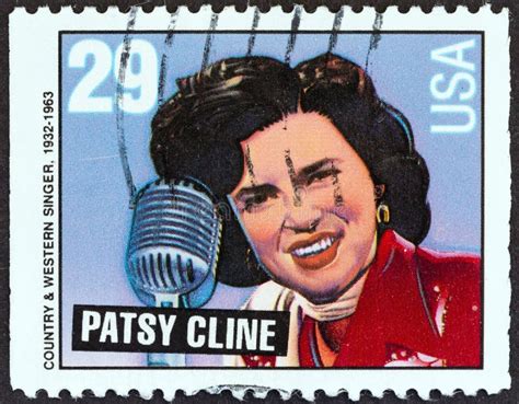 Usa Circa 1993 A Stamp Printed In Usa Shows Patsy Cline Country