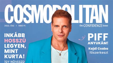 Kajdi Csaba Lett A Visszatérő Cosmopolitan Magazin Főszerkesztője De Csak Egyetlen Alkalomra