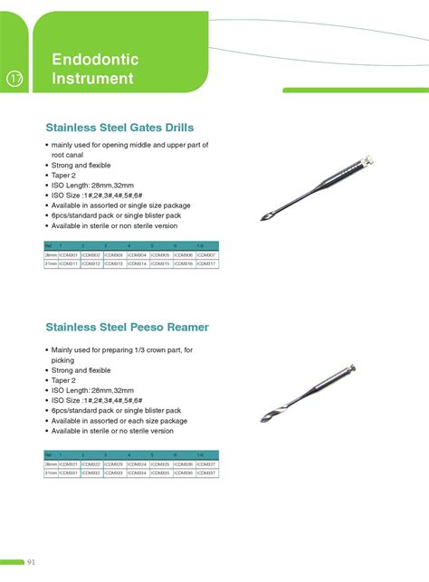 Endodontic Instrument Cdm Center