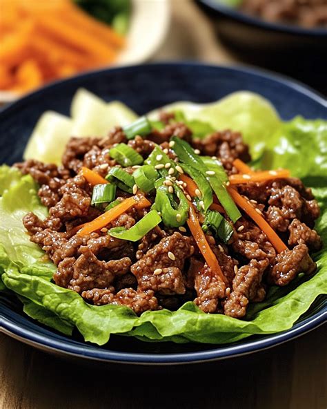 Korean Beef Lettuce Wraps
