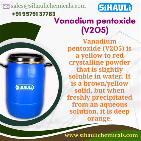 Vanadium Pentoxide Divanadium Pentaoxide Latest Price Manufacturers And Suppliers