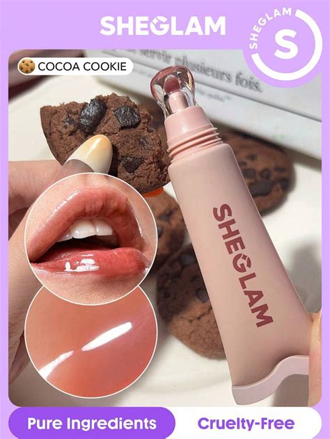 Sheglam Crystal Glaze Moisturizing Lip Gloss Cocoa Cookie Moisturizing