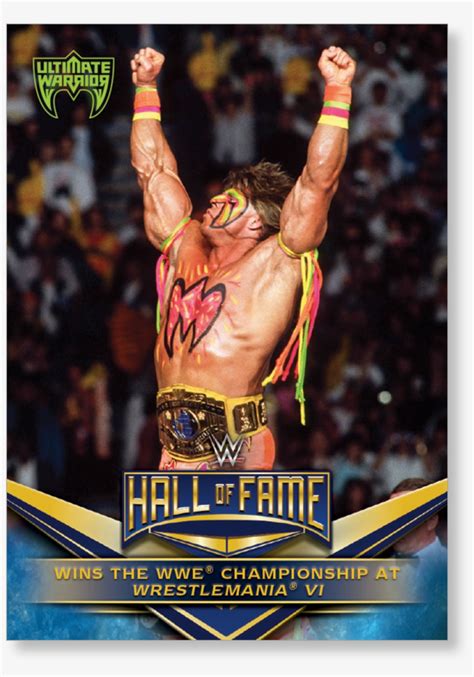 2018 Topps Wwe Ultimate Warrior Hall Of Fame Tribute Alundra Blayze