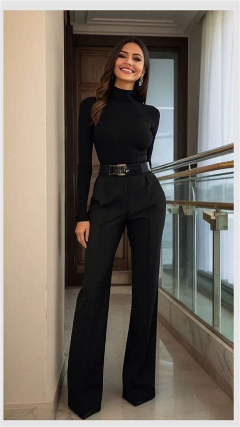 Pin By Nomun On Быстрое сохранение In 2025 Classy Black Outfits