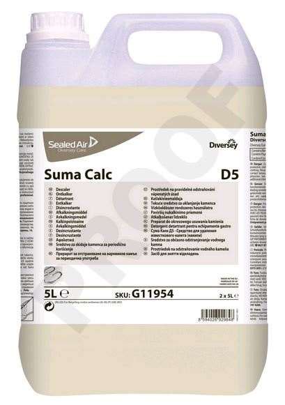 Detartrant Materiel Periodique 5l Conc Suma Calc D5