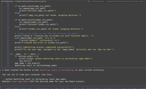 Bootstrap A React Typescript Tailwind V4 App With Gemini Cli Eidorian