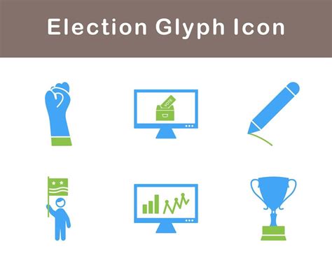 Election Vector Icon Set 21495839 Vector Art At Vecteezy