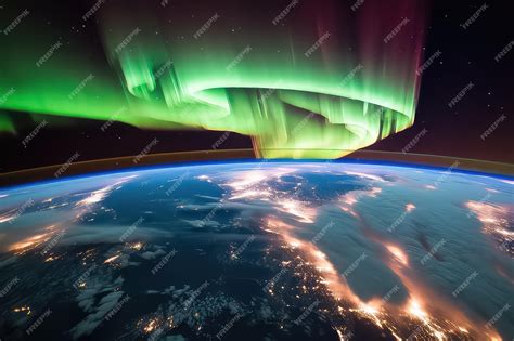 Aurora Borealis From Space Hd