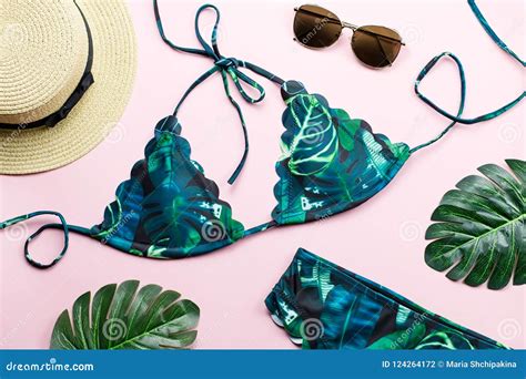 Tropical Bikini Swimsuit Beach Fashion Traveler Woman Accessories