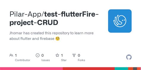 Github Pilar Apptest Flutterfire Project Crud Jhomar Has Created