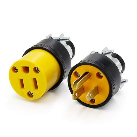 Male And Female Extension Cord Ends