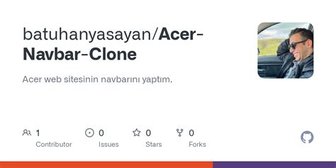 GitHub batuhanyasayan Acer Navbar Clone Acer web sitesinin navbarını yaptım