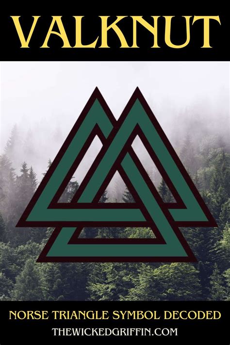 Norse Valknut Triangle Symbol Meaning And Mythology The Wicked Griffin