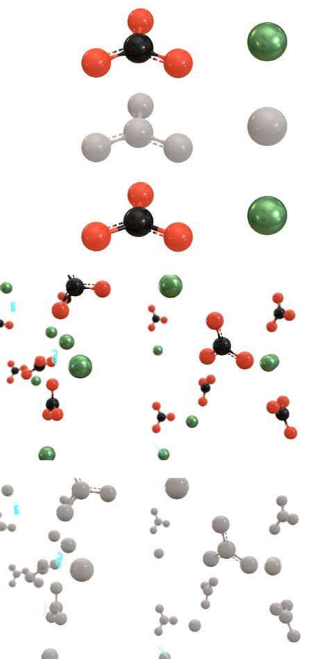 碳酸钙分子动画视频素材包下载