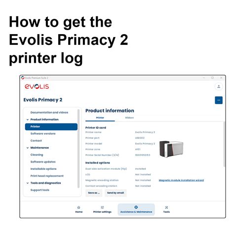 How To Get The Evolis Primacy 2 Printer Log Aptika Canada Blog