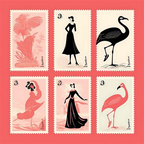Premium Photo A Flamingo Bird With A Flamenco Dancer Suit Striking A