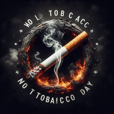 A Fire With A Cigarette And A Cigarette In The Middle Premium Ai