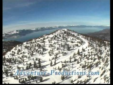 Lake Tahoe Aerial Stock Footage Winter Youtube