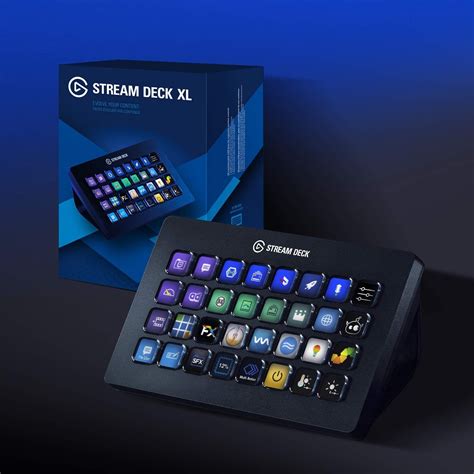 Elgato Stream Deck Xl Wired Keypad With Back Lighting Black Artofit